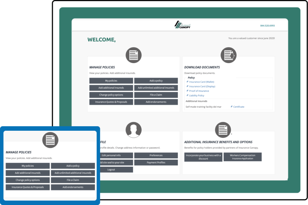Event Center Partnerships - Insurance Canopy